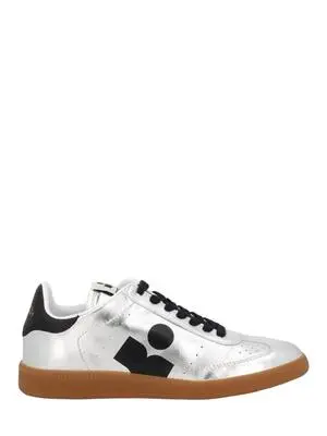 Isabel Marant Étoile Kaycee Sneaker With Logo - Silver