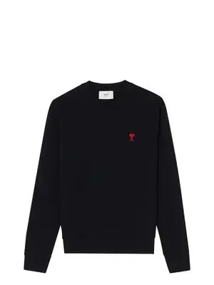 AMI Paris AMI PARIS Ami De Coeur Cotton Sweatshirt Black