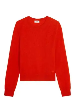 Celine Wool Sweater With Triomphe Detail - Multicolor