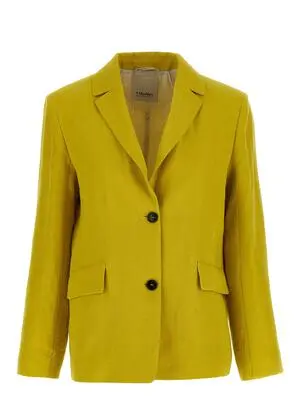 Max Mara Max Mara 'S Women 'Smmalberta' Blazer Yellow