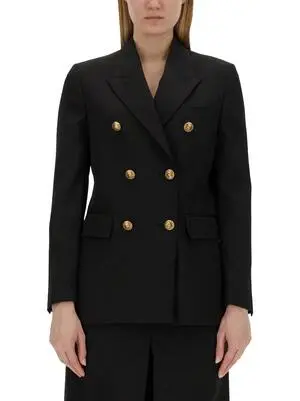 GOLDEN GOOSE Double-breasted Jacket - Black