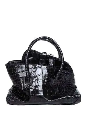 Attico Black La Passeggiata Mini Top Handle Bag - Multicolor