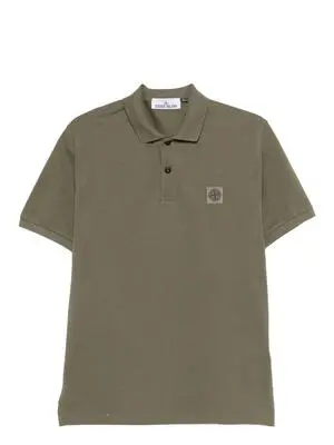 Stone Island Stone Island Men Logo Cotton Polo Shirt Multicolor