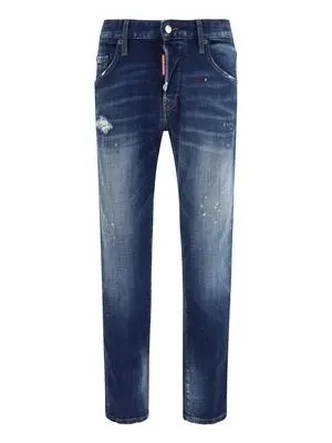 Dsquared2 Distressed Skater Jeans - Blue