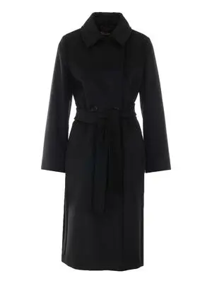 Max Mara Max Mara Studio Women Bcollag Coat Black