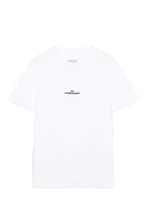 MAISON MARGIELA Cotton T-shirt With Logo - White