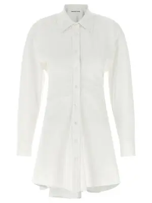 Alexander Wang Cotton Poplin Chemisier Dress - White