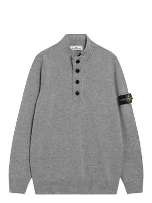 Stone Island Wool Blend Sweater - Gray