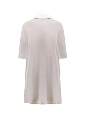 Balenciaga Cotton Jersey Semi Fitted Short Dress - Multicolor