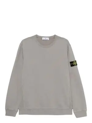 Stone Island Cotton Blend Sweatshirt - Gray