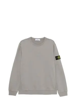 Stone Island Stone Island Cotton Blend Sweatshirt Gray