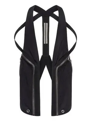 Rick Owens Zip Detail Vest - Black