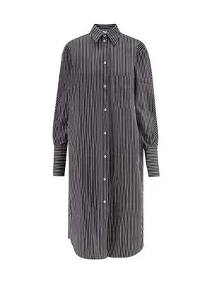 TOTEME Striped Kimono-sleeve Shirtdress - Multicolor