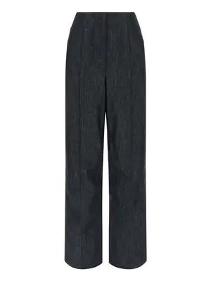 Fendi Roma Patch Jeans - Blue