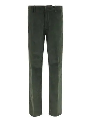 Etro Roma Stretch Cotton Corduroy Trousers - Green