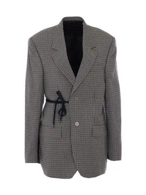 Balenciaga Wrap Tailored Jacket - Multicolor