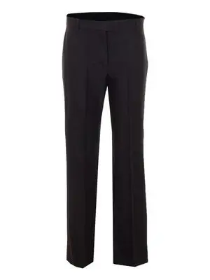 Max Mara Fatina Stretch Cotton And Viscose Trousers - Black