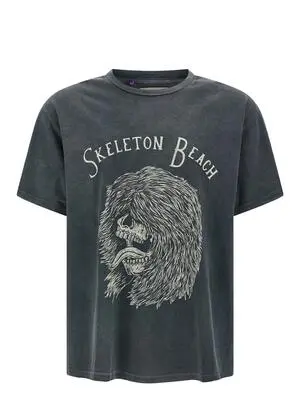 GALLERY DEPT. Skeleton Beach Grit' T-shirt - Black