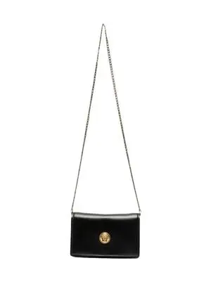 Versace Leather Shoulder Bag - Black