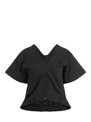 Balenciaga Tailored Pants Top - Black