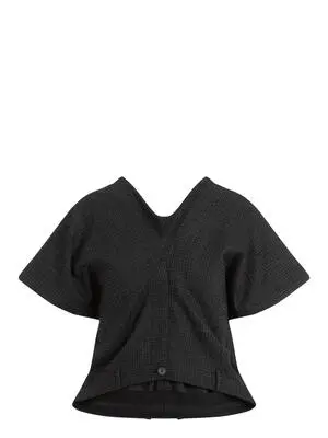 Balenciaga Wool Tailored Top - Black