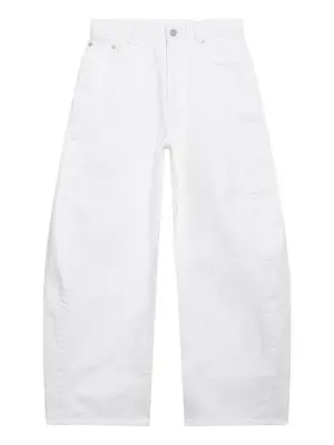 Alaïa Rodeo Denim Trousers - White