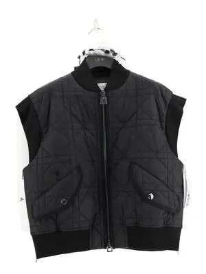 Dior Cannage Puffer Gilet - Multicolor