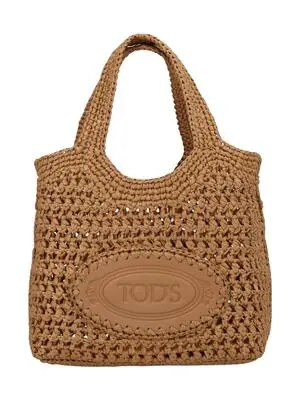 TOD'S Mini Shopping Bag - Cream