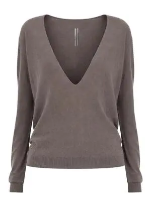 Rick Owens Extreme V-neck Jersey - Black