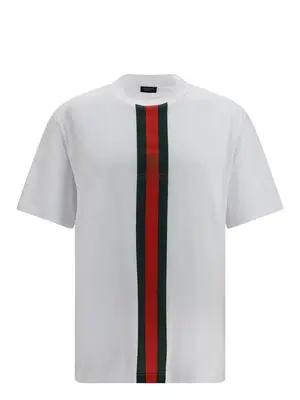 Gucci Printed Cotton Jersey T-shirt - White