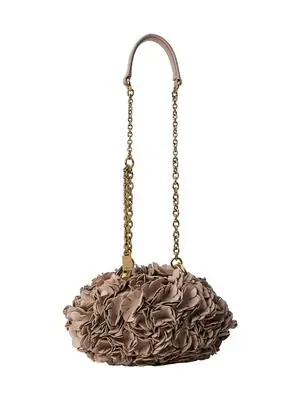 Chloé Chloé Women Floral Appliqué Chain Bag Cream