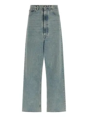 MAISON MARGIELA MAISON MARGIELA Low Crotch Denim Jeans Blue