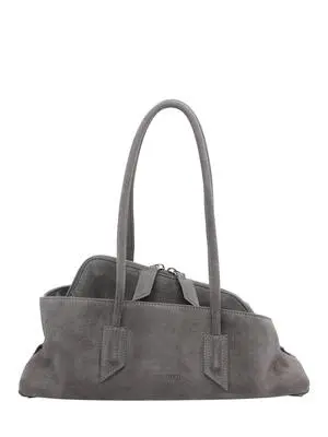 Attico Small La Passeggiata Shoulder Bag - Gray