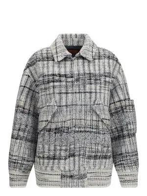 Missoni Oversized Check Bomber Jacket - Multicolor