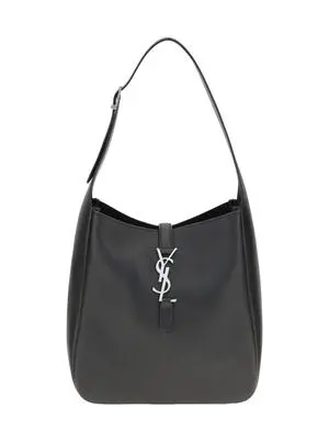 Saint Laurent Leather Shoulder Bag - Black
