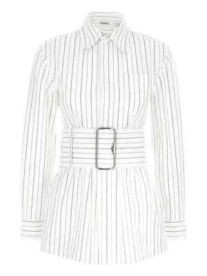 Burberry Striped Shirt - White