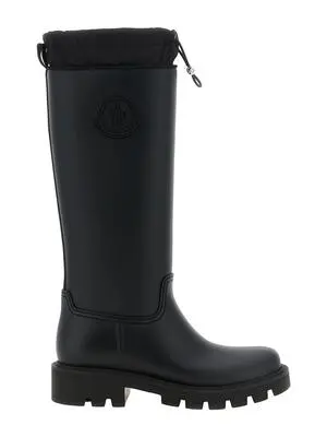 Moncler Kickstream' Rubber Boots - Black