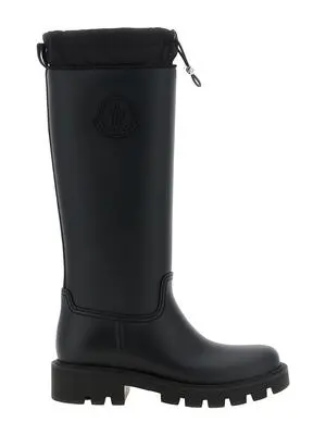Moncler Kickstream High Rain Boots - Black
