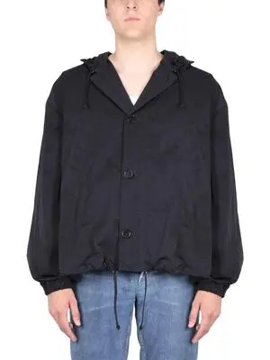 Bottega Veneta Hooded Jacket - Black