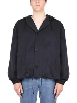 Bottega Veneta Hooded Jacket - Black