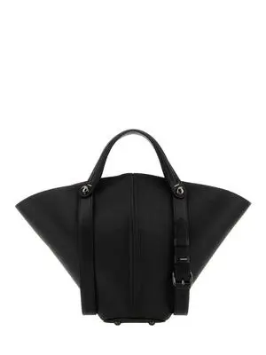 MAISON MARGIELA Maison Margiela Women Black Leather Bucket Bag Black