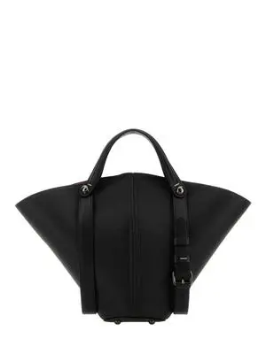 MAISON MARGIELA Leather Bucket Bag - Black