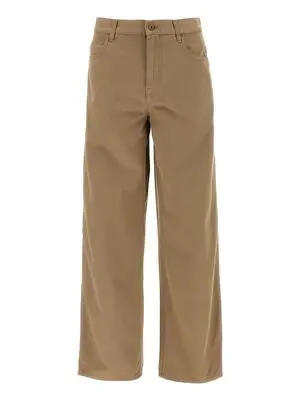 Burberry 5-pocket Pants - Cream