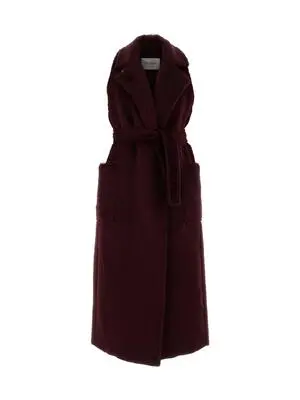 Max Mara Belted Vest - Red
