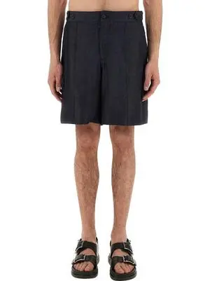 Alexander McQueen Denim Shorts - Blue