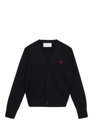 AMI AMI De Coeur Wool Cardigan