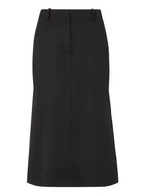 Fendi Wool Straight Skirt - Black