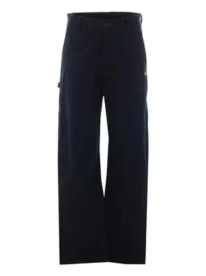 Loewe Embroidered Double L Pants - Blue