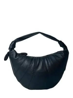 LEMAIRE Small Fortune Croissant Bag - Black