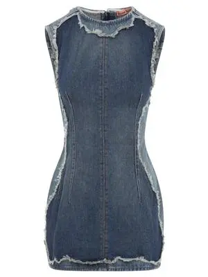 Acne Studios Cotton Mini Dress - Blue